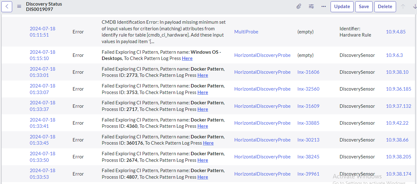 Solved: Discovery Schedule status - ServiceNow Community